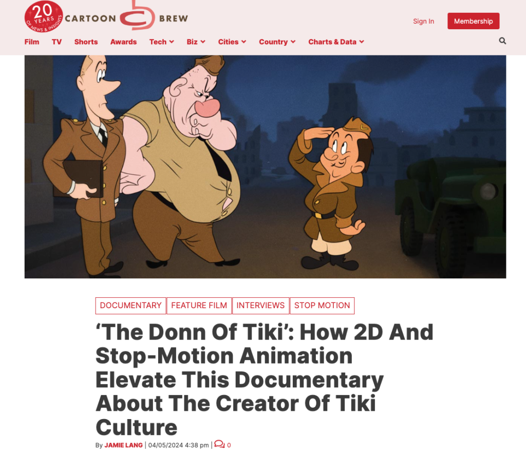 ‘The Donn Of Tiki’: How 2D And Stop-Motion Animation Elevate This ...